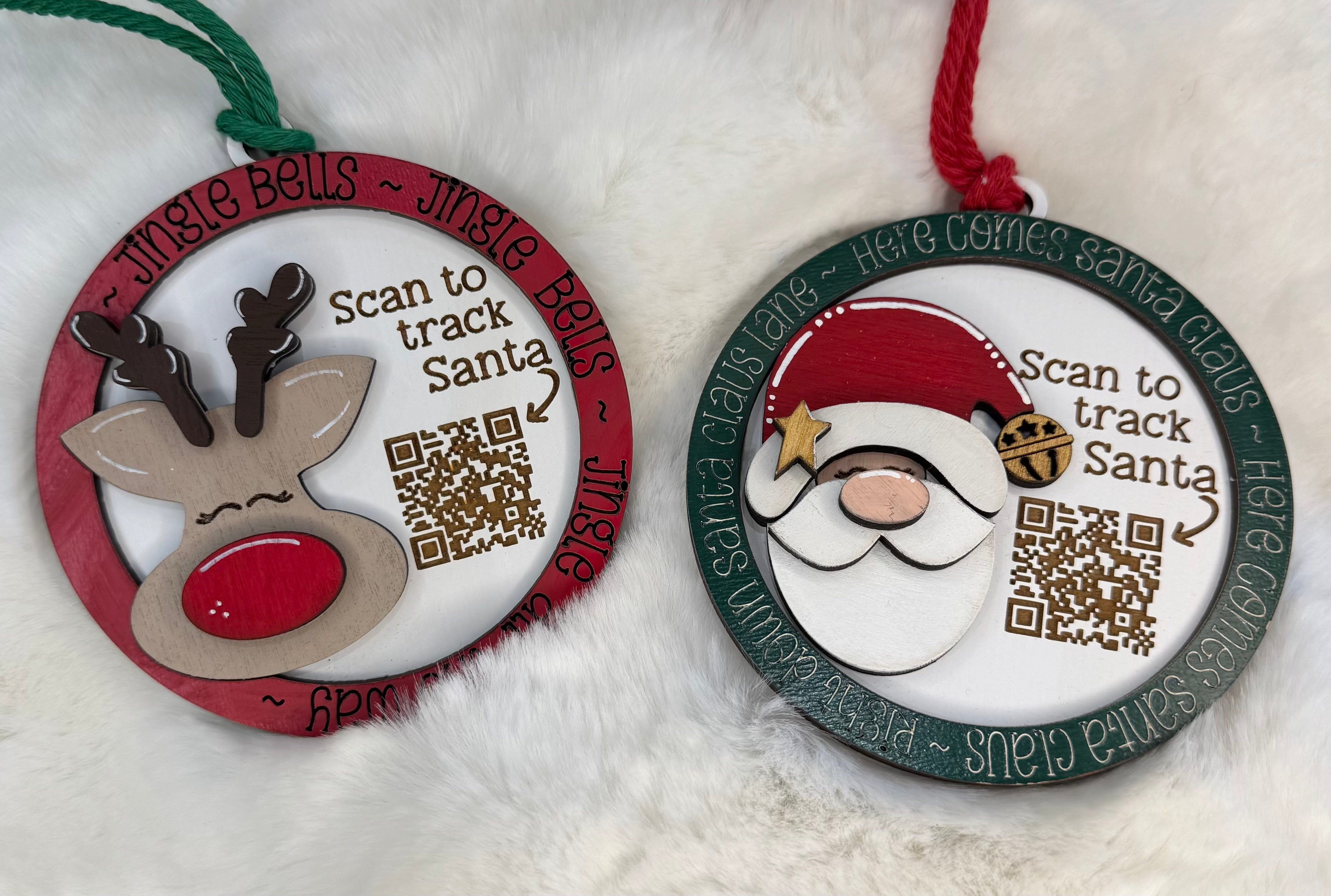 NORAD Santa Tracking Ornament – Tuscany Designs and Crafts